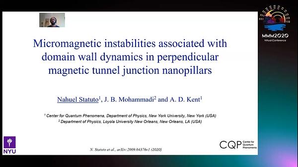 Underline | Micromagnetic instabilities associated with domain wall ...