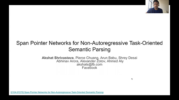 Underline | Span Pointer Networks for Non-Autoregressive Task-Oriented Semantic Parsing