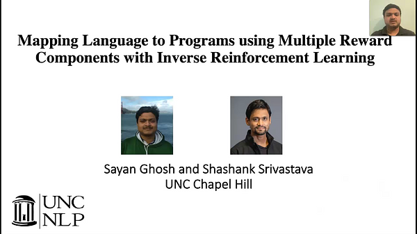 Underline | Mapping Language to Programs using Multiple Reward ...
