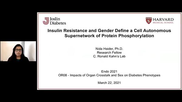 Underline Insulin Resistance And Gender Define A Cell Autonomous