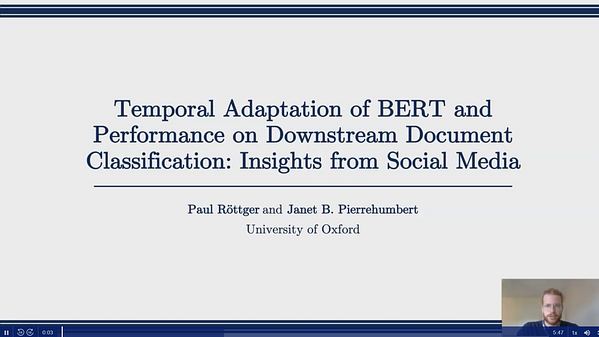Underline | Temporal Adaptation of BERT and Performance on Downstream ...