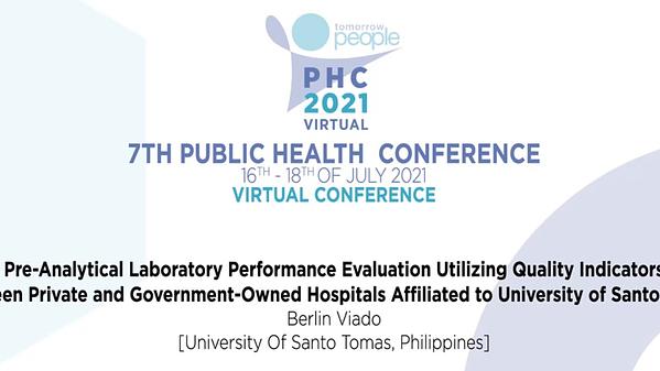 Pre-Analytical Laboratory Performance Evaluation Utilizing Quality ...