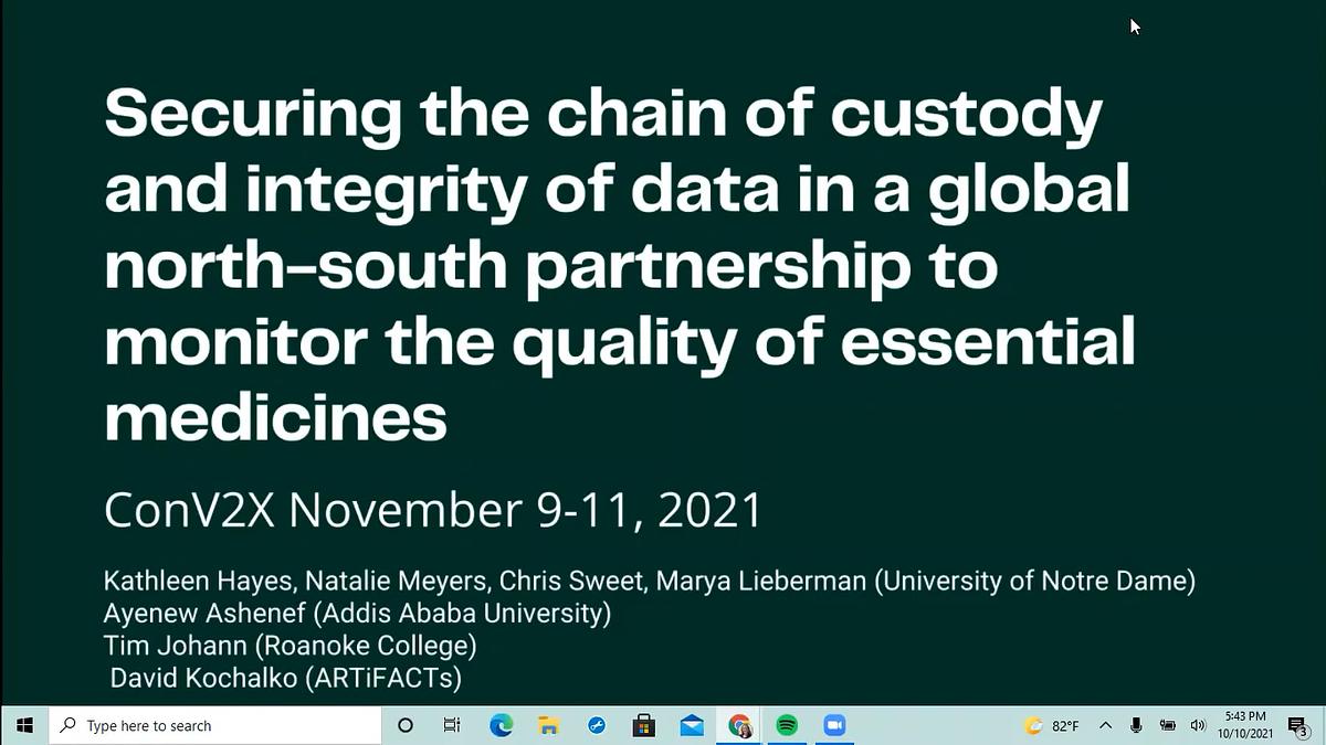 Underline | Securing the chain of custody and integrity of data in a ...