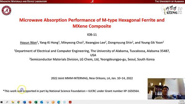 Microwave Absorption Performance of M-type Hexagonal Ferrite and MXene ...