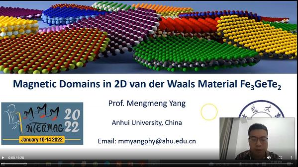 Underline | Magnetic Domains in 2D van der Waals Material Fe3GeTe2