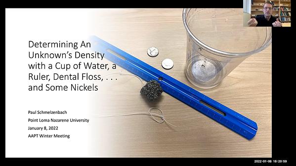 Underline | Determining density with water, a ruler, floss, and some ...