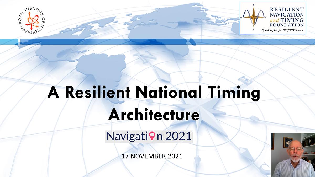 Underline A Resilient National Timing Architecture