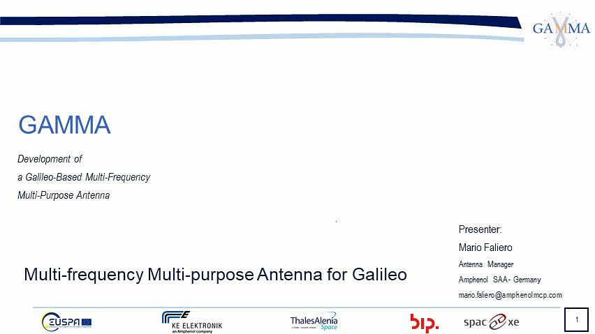 Underline | The GAMMA Project: Development of a Galileo-Based Multi ...