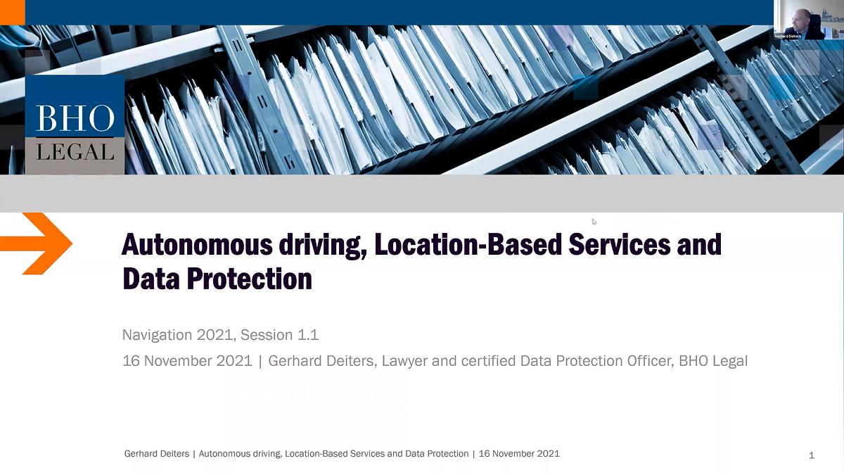 Underline | Autonomous driving, location based services and data protection
