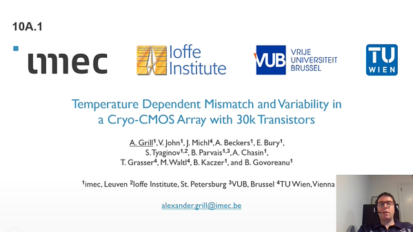 Temperature Dependent Mismatch And Variability In A Cryo Cmos Array With 30k Transistors Underline