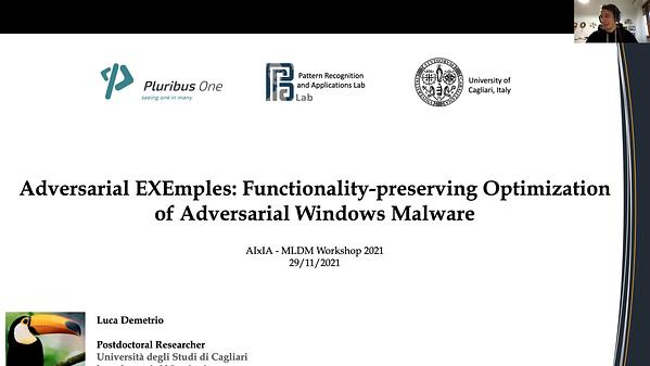 Underline | Adversarial EXEmples: Functionality-preserving Optimization ... Underline | Adversarial EXEmples: Functionality-preserving Optimization ...