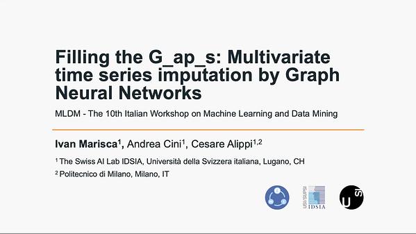 Underline | Filling the G_ap_s: Multivariate time series imputation by Graph Neural Networks