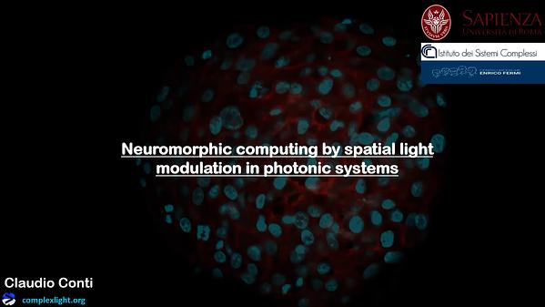 Underline Neuromorphic Computing By Spatial Light Modulation In
