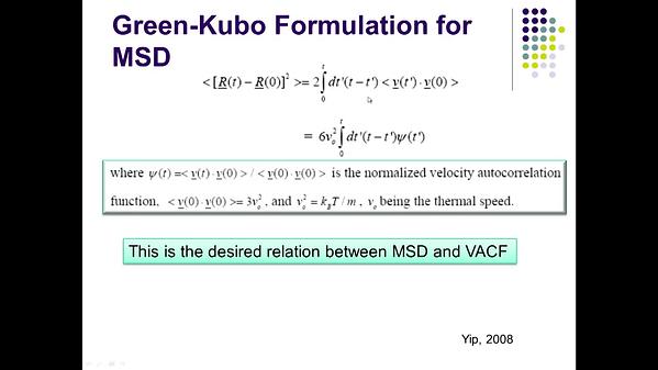 Underline | Molecular Dynamics MOOC 11.2.2. Transport Coefficients