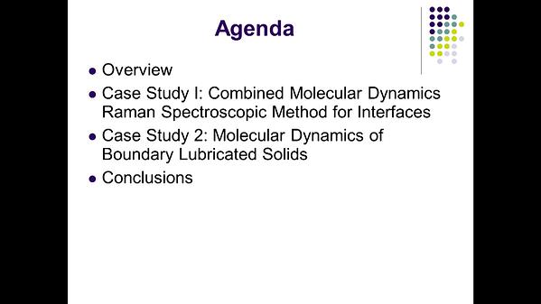 Molecular Dynamics MOOC 12.2.3a. Review of Two Case Studies and Preview ...