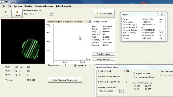 Molecular Dynamics MOOC 7.2.6. Property Calculations, VMDL Simulation ...