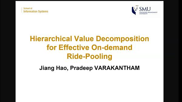 Underline | Hierarchical Value Decomposition for Effective On-demand ...