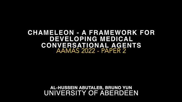 Underline | Chameleon – A Framework for Developing Conversational Agents for Medical Training ...