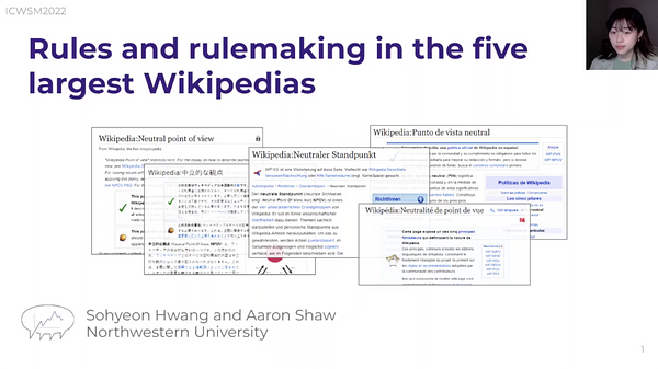 Underline | Rules and Rule-making in the Five Largest Wikipedias