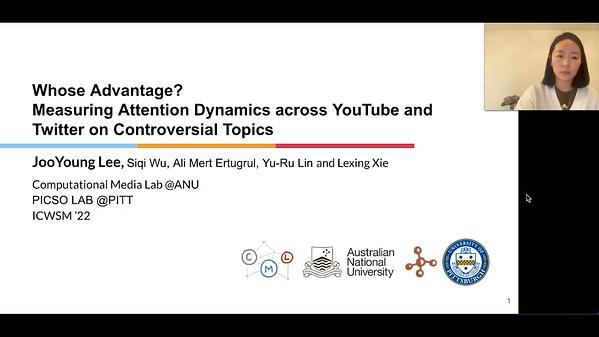 Underline | Whose Advantage? Measuring Attention Dynamics across YouTube and Twitter on ...