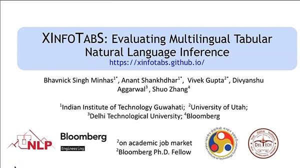 Underline | XInfoTabS: Evaluating Multilingual Tabular Natural Language ... Underline | XInfoTabS: Evaluating Multilingual Tabular Natural Language ...