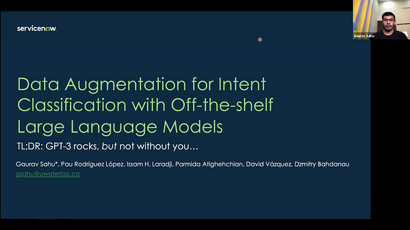 Data Augmentation for Intent Classification with Off-the-shelf Large Language Models | Underline