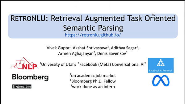 Underline | RetroNLU: Retrieval Augmented Task-Oriented Semantic Parsing Underline | RetroNLU: Retrieval Augmented Task-Oriented Semantic Parsing