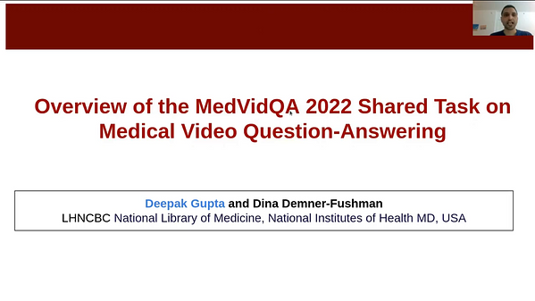 Underline | Overview of the MedVidQA 2022 Shared Task on Medical Video Question-Answering