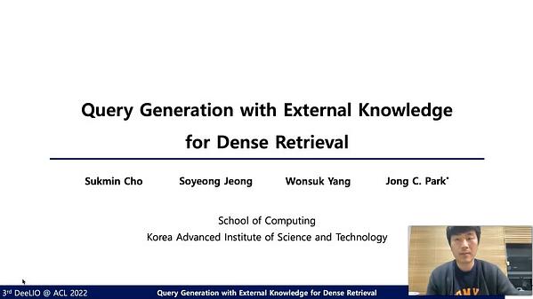 Underline | Query Generation with External Knowledge for Dense Retrieval Underline | Query Generation with External Knowledge for Dense Retrieval