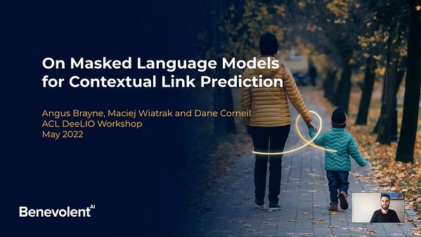 Underline | On Masked Language Models for Contextual Link Prediction