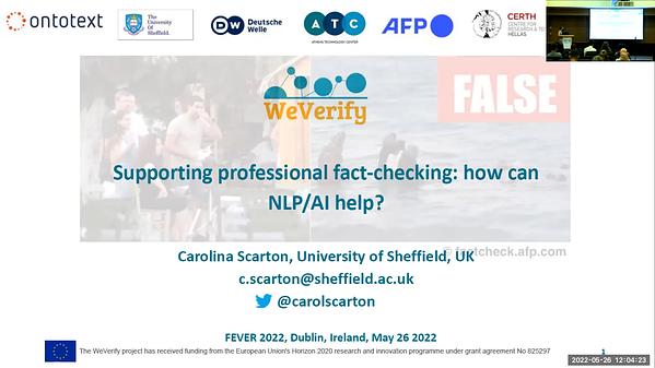 Underline | Supporting professional fact-checking: how can NLP/AI help?