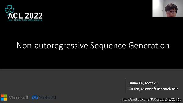 Underline | Non-Autoregressive Sequence Generation Part 2