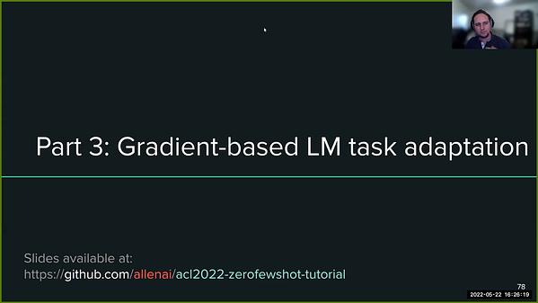 Underline | Zero- and Few-Shot NLP with Pretrained Language Models - Gradient-based LM task ...