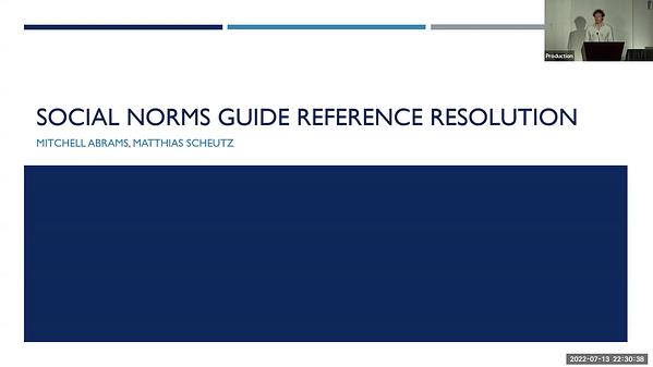 Underline | Social Norms Guide Reference Resolution Underline | Social Norms Guide Reference Resolution