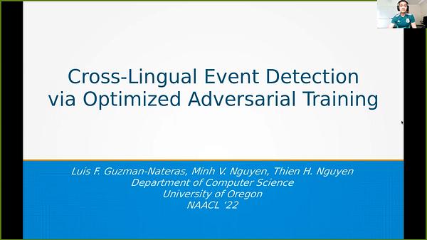 Underline | Cross-Lingual Event Detection via Optimized Adversarial ... Underline | Cross-Lingual Event Detection via Optimized Adversarial ...