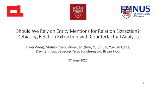 Underline Should We Rely On Entity Mentions For Relation Extraction