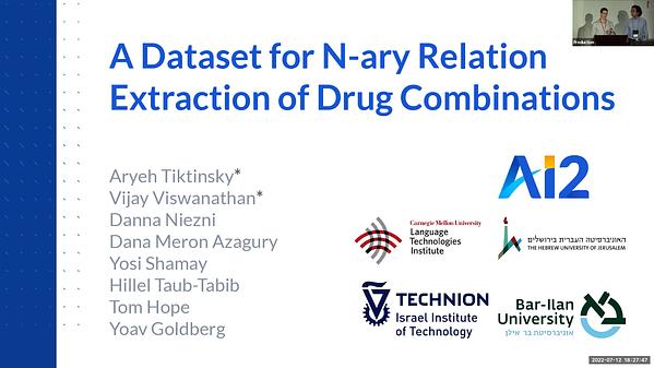 Underline A Dataset For N Ary Relation Extraction Of Drug Combinations