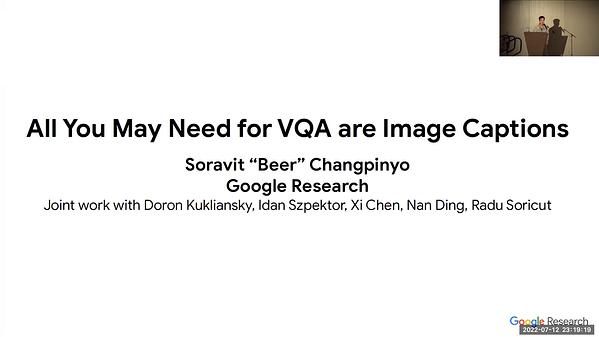 Underline | All You May Need for VQA are Image Captions