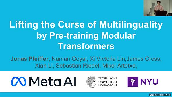 Underline | Lifting the Curse of Multilinguality by Pre-training ... Underline | Lifting the Curse of Multilinguality by Pre-training ...