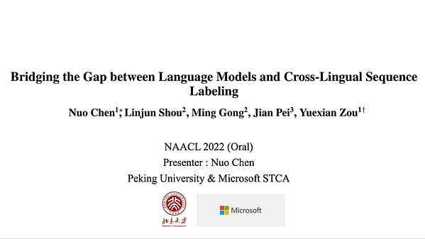 Underline Bridging The Gap Between Language Models And Cross Lingual Sequence Labeling 7812