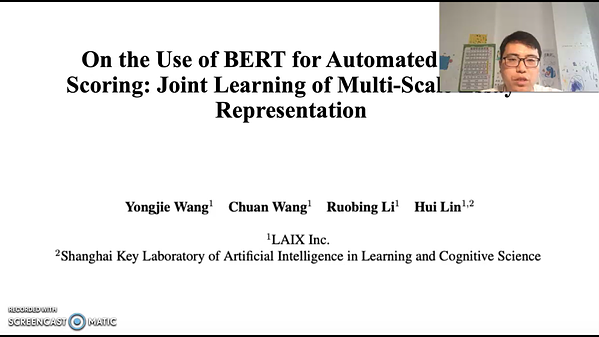 Underline | On the Use of Bert for Automated Essay Scoring: Joint ... Underline | On the Use of Bert for Automated Essay Scoring: Joint ...