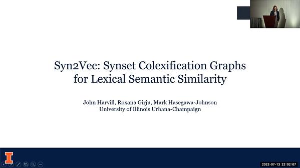 Syn2Vec: Synset Colexification Graphs for Lexical Semantic Similarity ...
