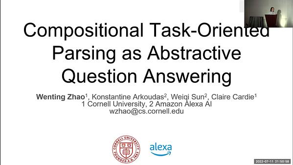 Underline | Compositional Task-Oriented Parsing as Abstractive Question ... Underline | Compositional Task-Oriented Parsing as Abstractive Question ...