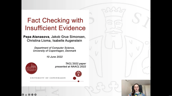 Underline | Fact Checking with Insufficient Evidence Underline | Fact Checking with Insufficient Evidence