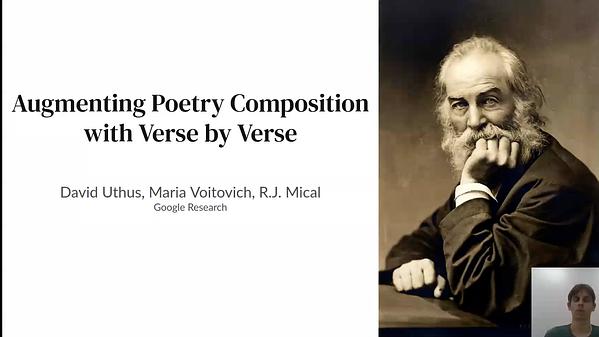 Underline | Augmenting Poetry Composition with Verse by Verse Underline | Augmenting Poetry Composition with Verse by Verse