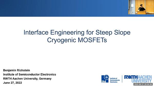 Underline | Interface Engineering for Steep Slope Cryogenic MOSFETs