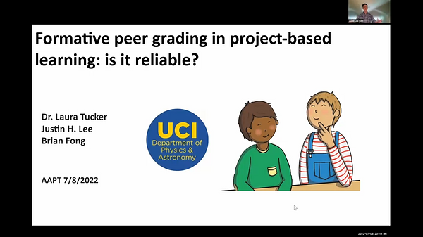 Formative peer grading in project-based learning: is it reliable ...