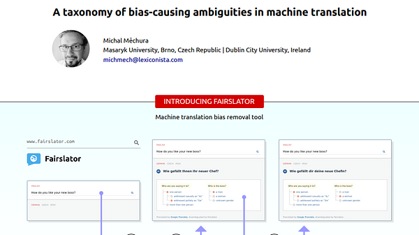A taxonomy of bias-causing ambiguities in machine translation | Underline