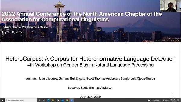 Underline | HeteroCorpus: A Corpus for Heteronormative Language Detection