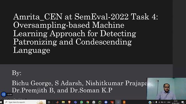 Underline | Amrita_CEN at SemEval-2022 Task 4: Oversampling-based Machine Learning Approach for ...